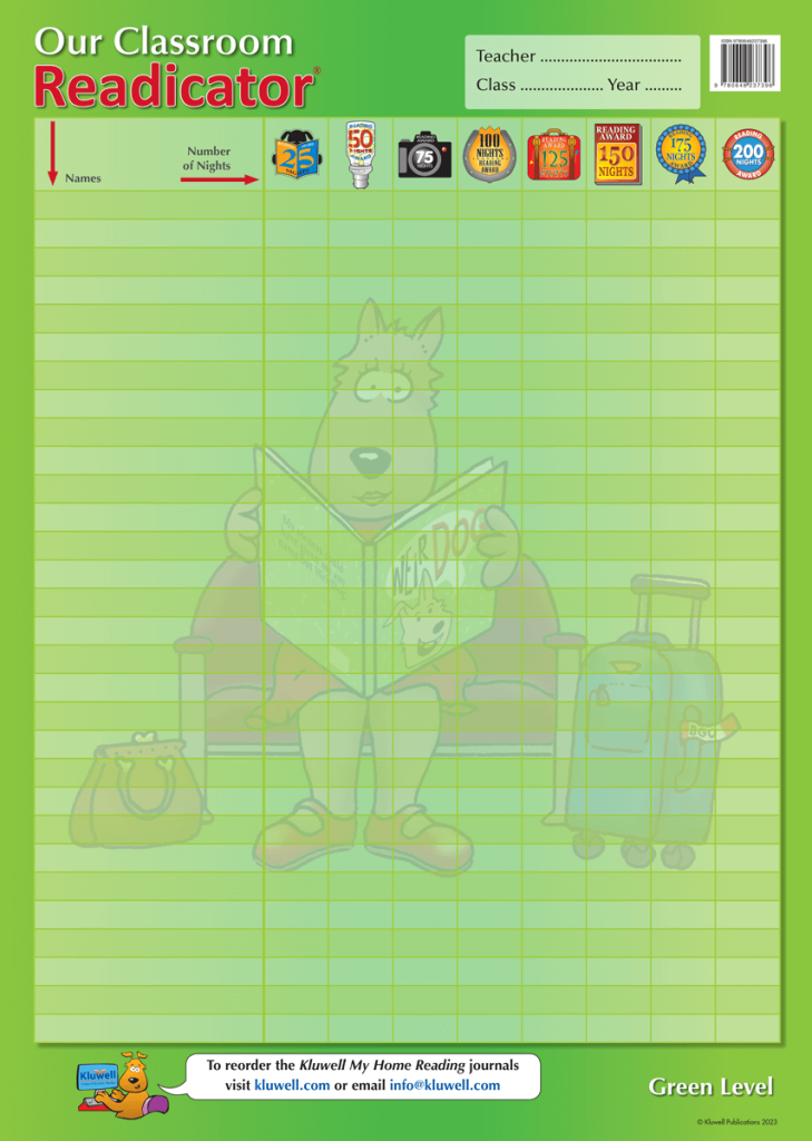 Our Classroom Readicator A2 Chart: Green (1 FREE per class set) - uk ...